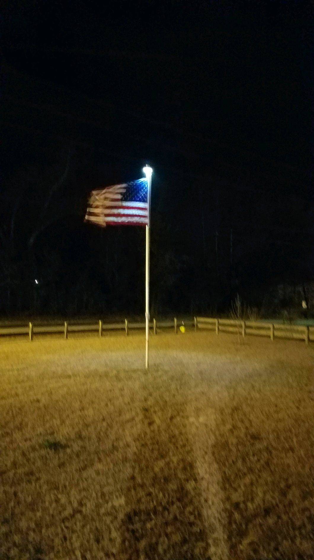 Solar Flagpole Light - Anley Flags