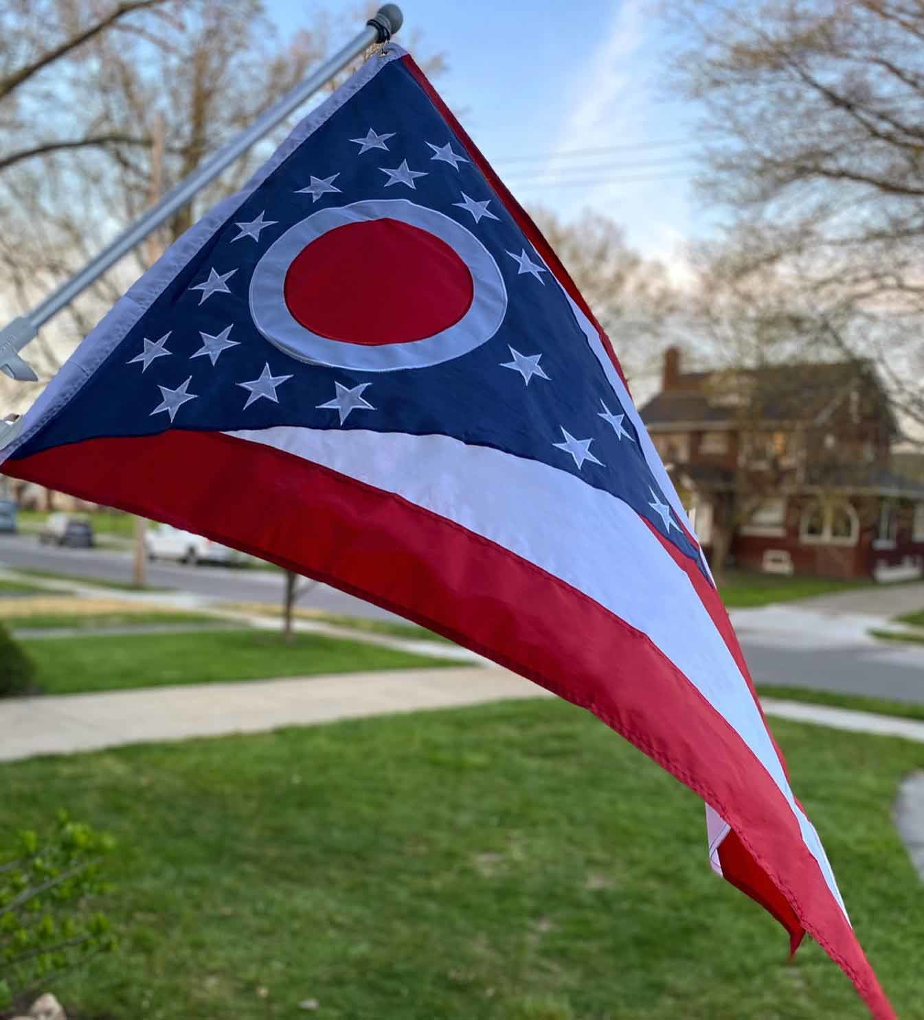 Fly Breeze 3x5 Foot Ohio State Flag - Anley Flags
