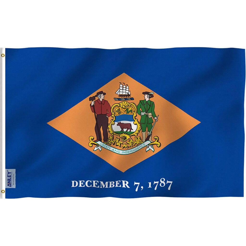 Fly Breeze 3x5 Foot Delaware State Flag - Anley Flags