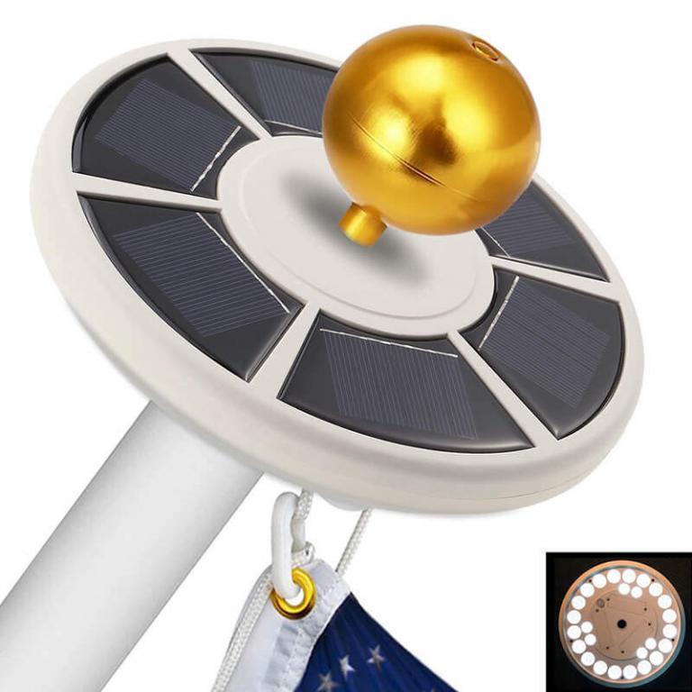 Marine Grade Boat Mount Flagpole Kit with Flag Pole and Mounting Base ...