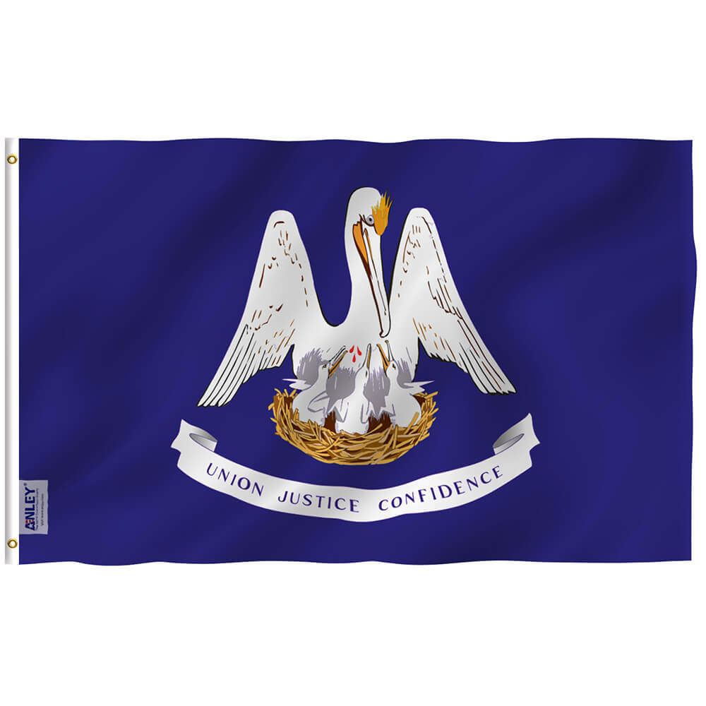 Fly Breeze Louisiana State Flag 3x5 Foot - Anley Flags