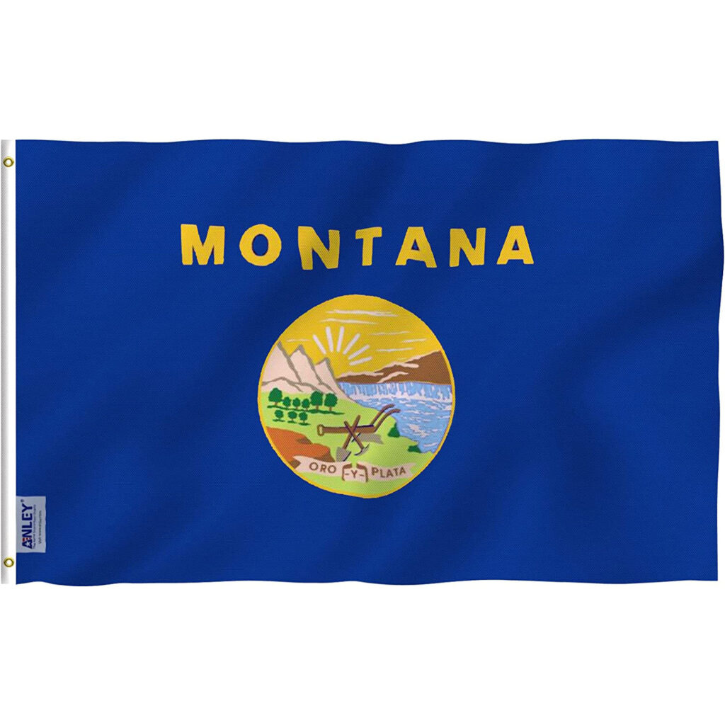 Fly Breeze 3x5 Foot Montana State Flag - Anley Flags