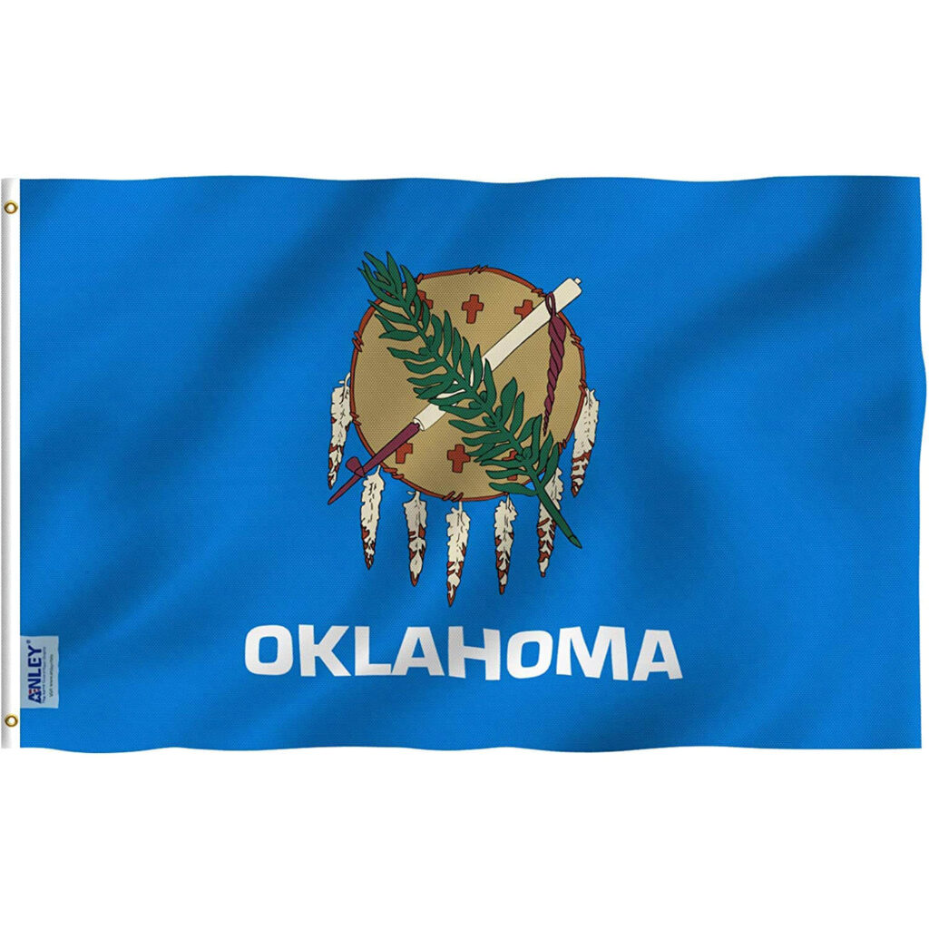 Fly Breeze 3x5 Foot Oklahoma State Flag - Anley Flags