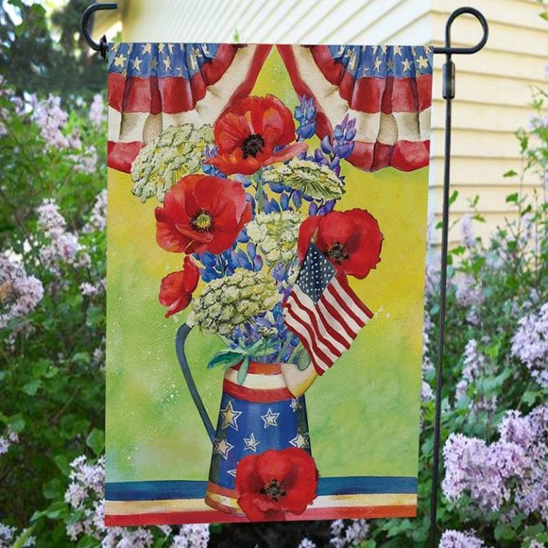 Flower Garden Flag 18x12.5 Inch - Anley Flags