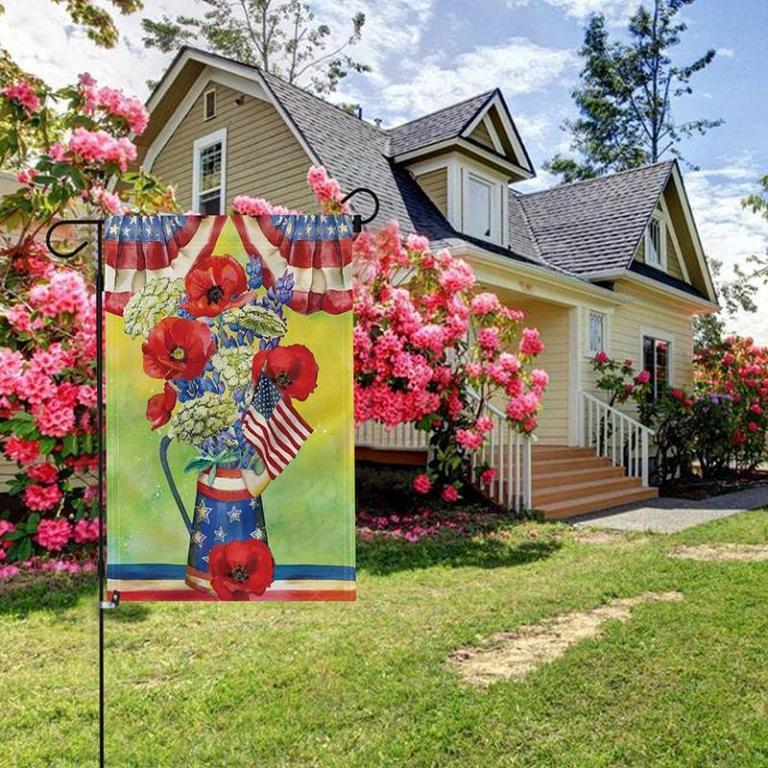 Flower Garden Flag 18x12.5 Inch - Anley Flags