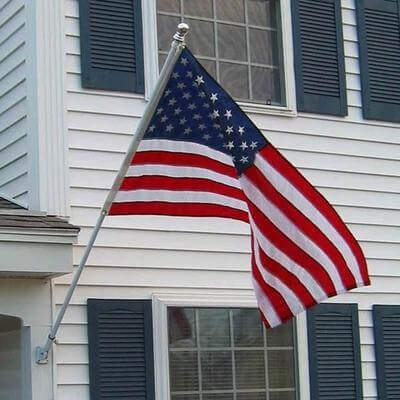 Tangle Free Spinning Flagpole 6Ft for Flag 3 X 5 Ft - Anley Flags