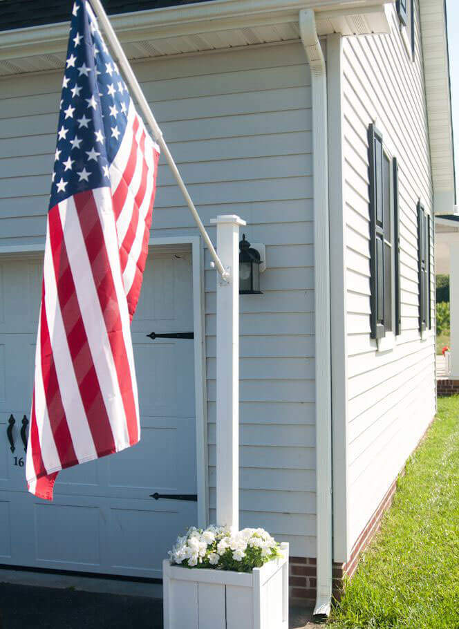 Tangle Free Spinning Flagpole 6Ft for Flag 3 X 5 Ft - Anley Flags