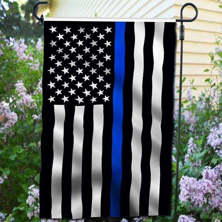 Thin Blue Line USA Garden Flag 18 x 12.5 Inch - Anley Flags