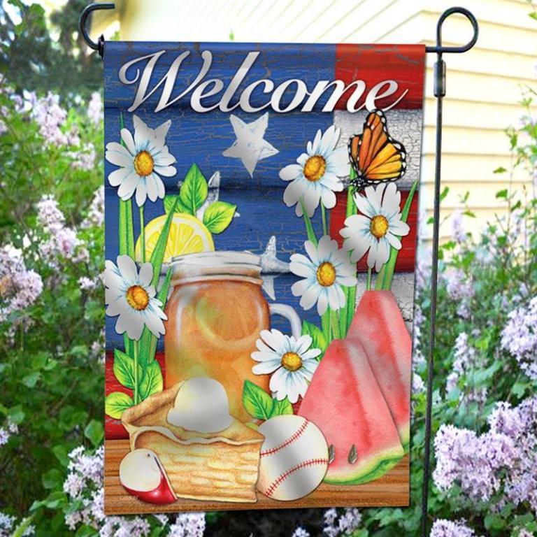 US Summer Garden Flag 18x12.5 Inch - Anley Flags