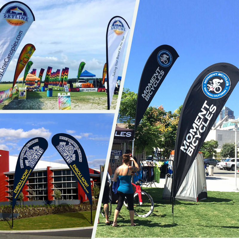 Custom Teardrop Flags & Banners at Sale - Anley