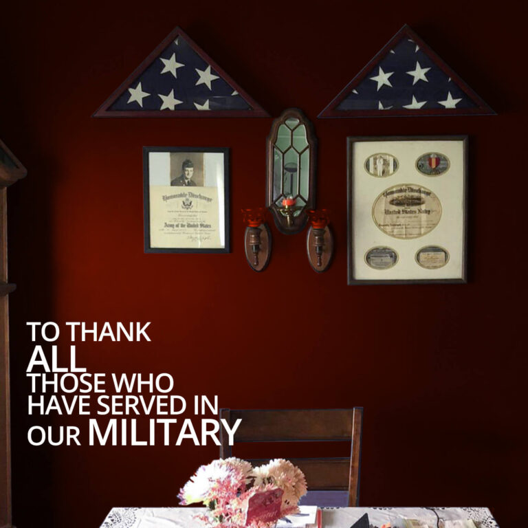 Wooden Memorial Flag Display Case - Anley Flags