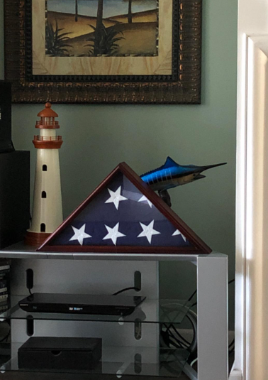 Wooden Memorial Flag Display Case - Anley Flags