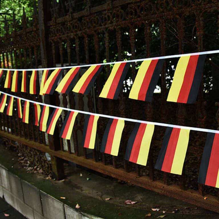 Germany String Flags Pennant Banners 33 Feet 38 Flags (5.5x8 Inch)