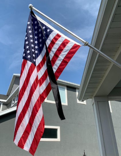 Mourning Flag Streamer - Anley Flags