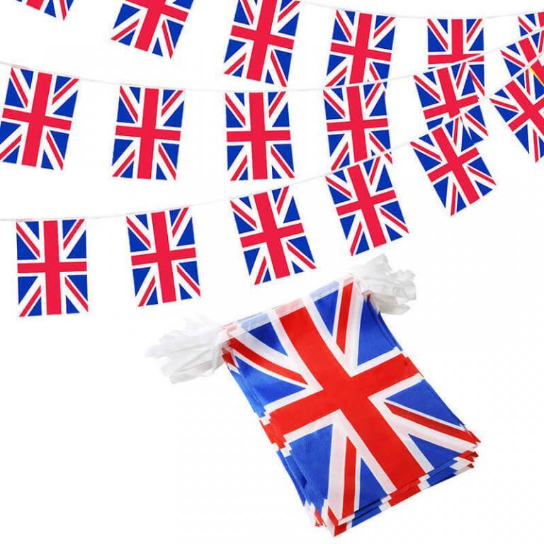 200 Random Countries 184 Feet String Flags (5.5x8 Inch) - Anley Flags