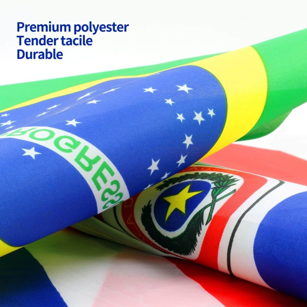 Latin America 23 Countries 30 Feet String Flags (12x18 Inch) - Anley Flags