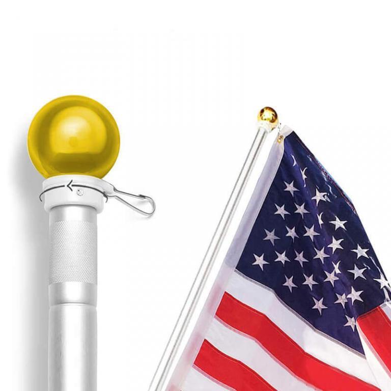 Two-Position Flag pole Holder Mounting Bracket - Anley Flags