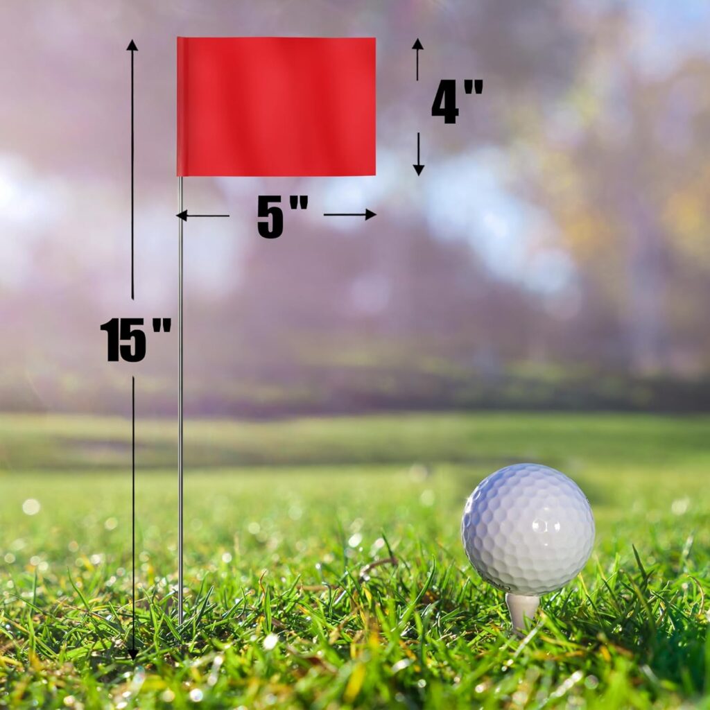 Stake Flags - 4" X 5" Vinyl Marking Flags