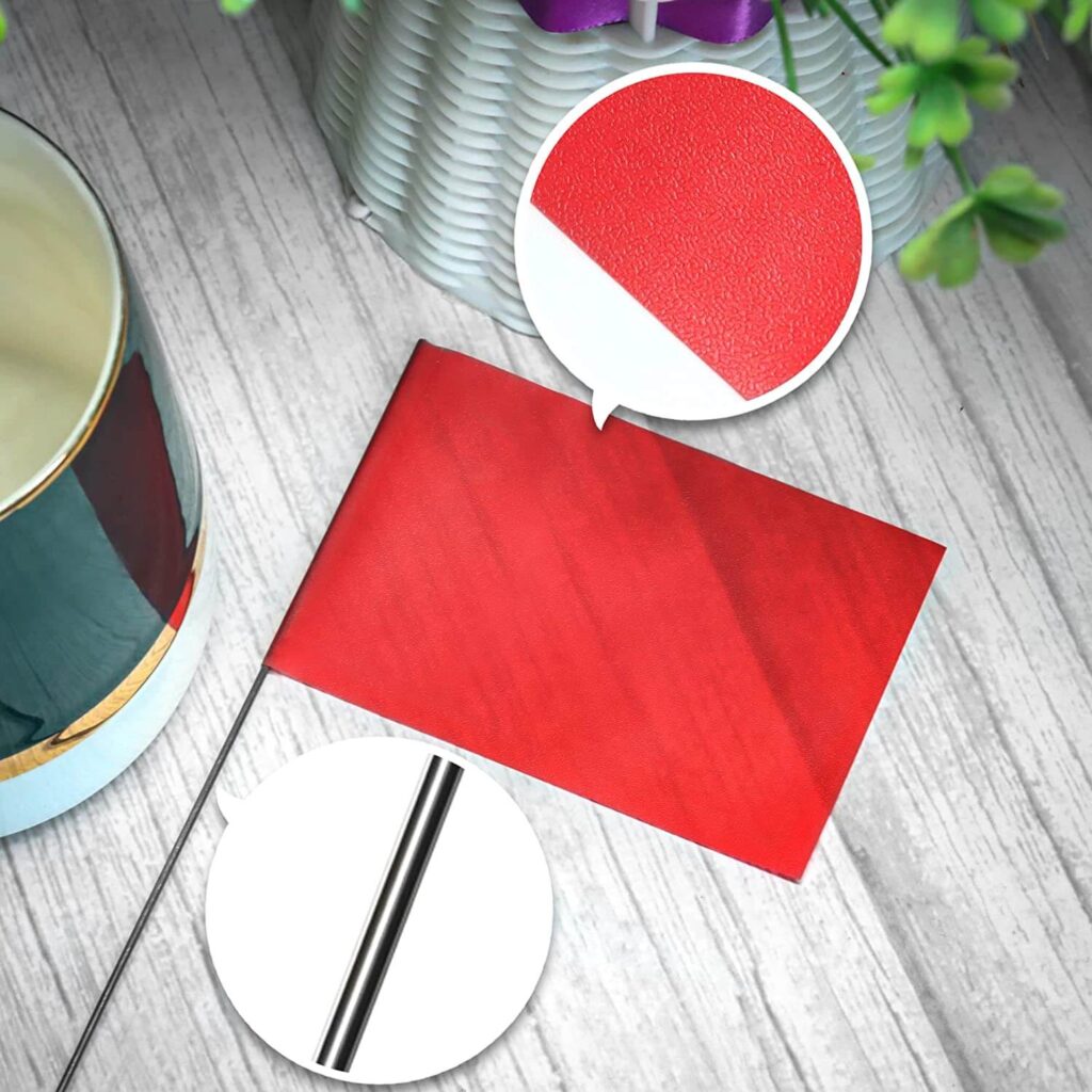 Stake Flags - 4" X 5" Vinyl Marking Flags