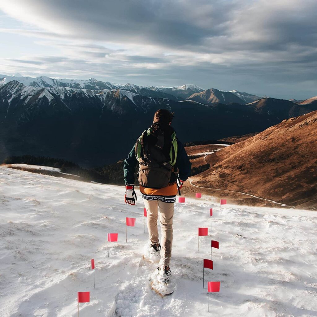 Stake Flags - 4" X 5" Vinyl Marking Flags