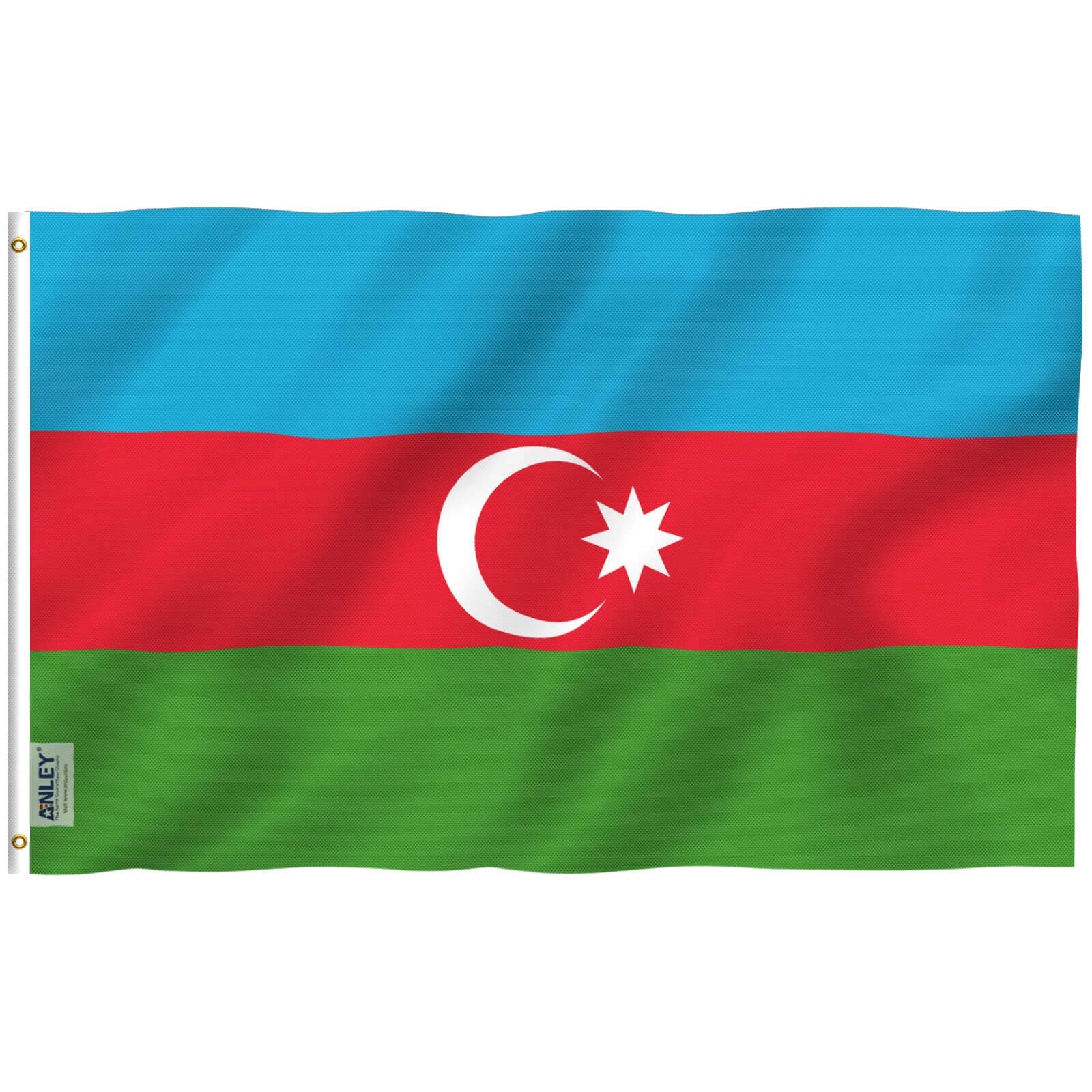 Fly Breeze Azerbaijan Flag 3x5 Foot - Anley Flags