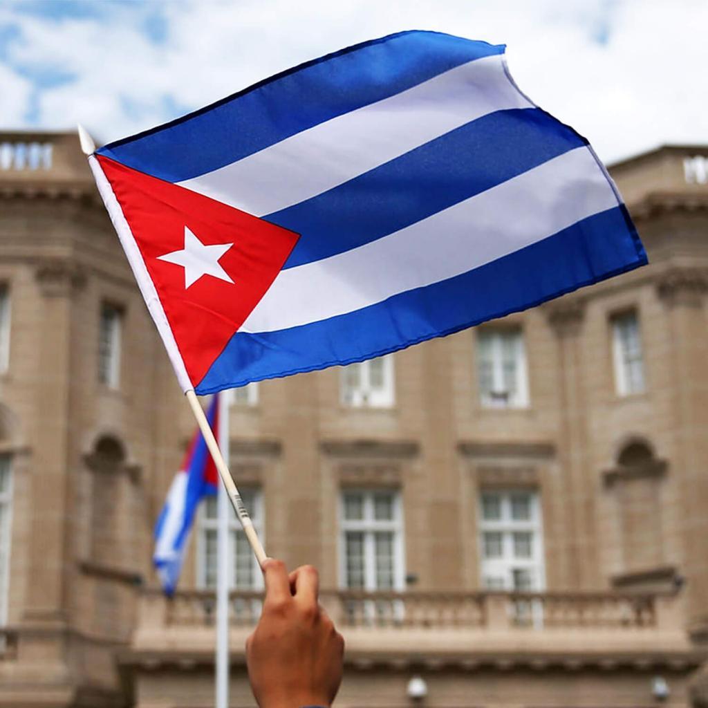Cuba Stick Flags 5x8 Inch (pack of 12) - Anley Flags