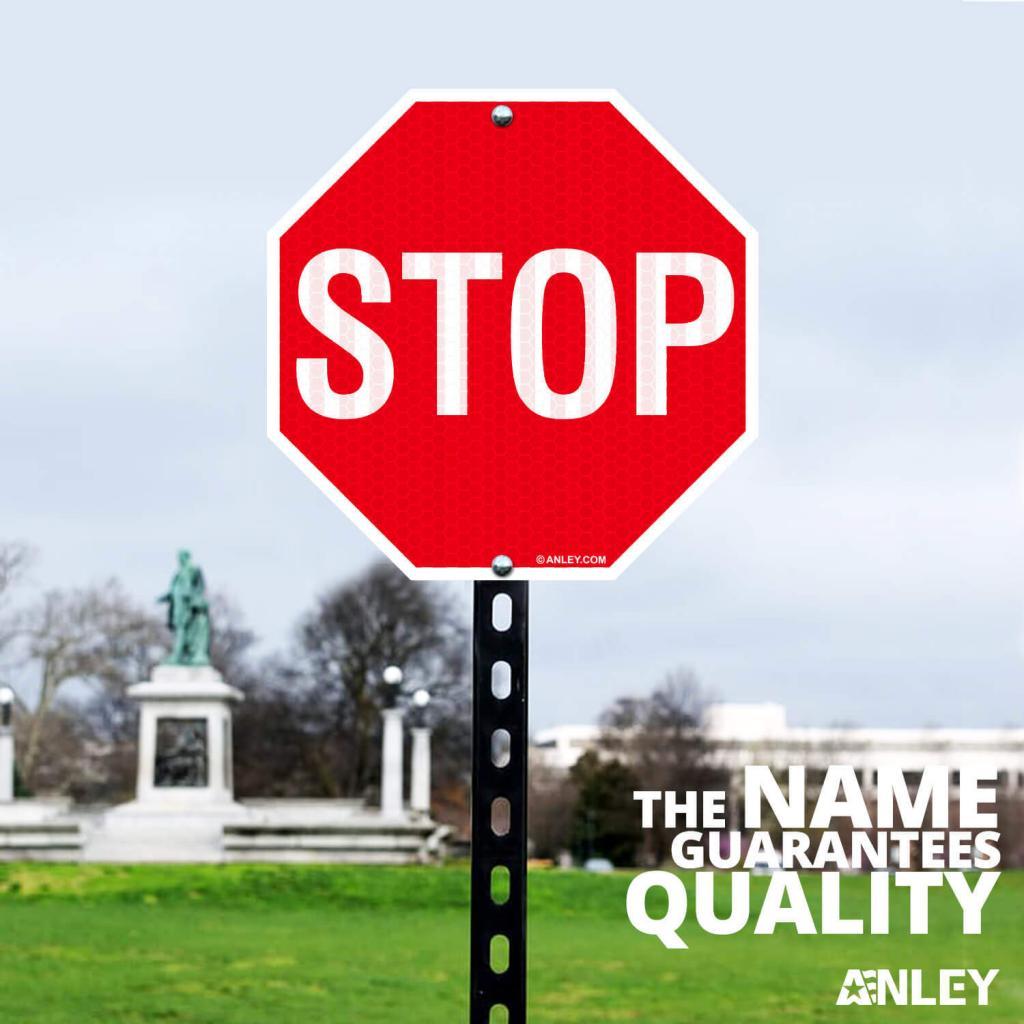 Stop Sign 12X12 Inch - Anley Flags