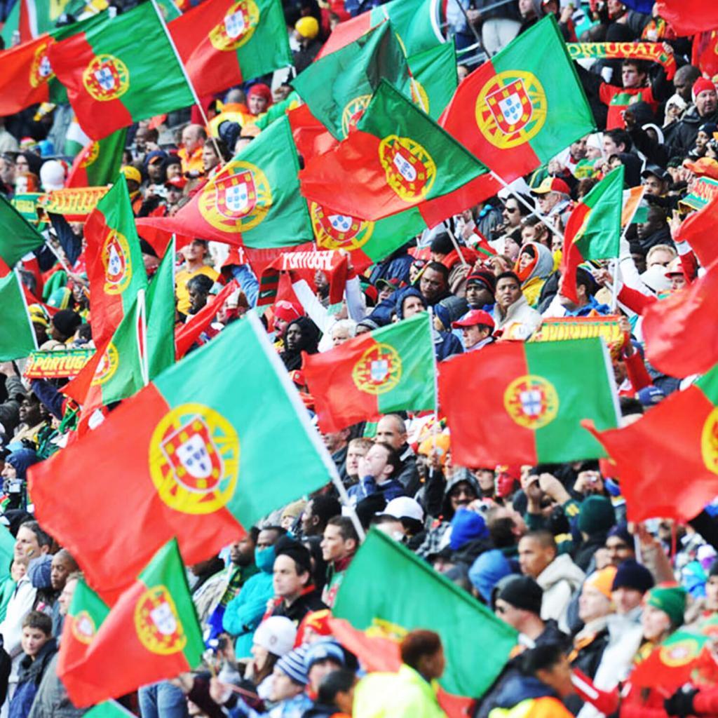 Portugal Stick Flags 5x8 inch (Pack of 12) - Anley Flags