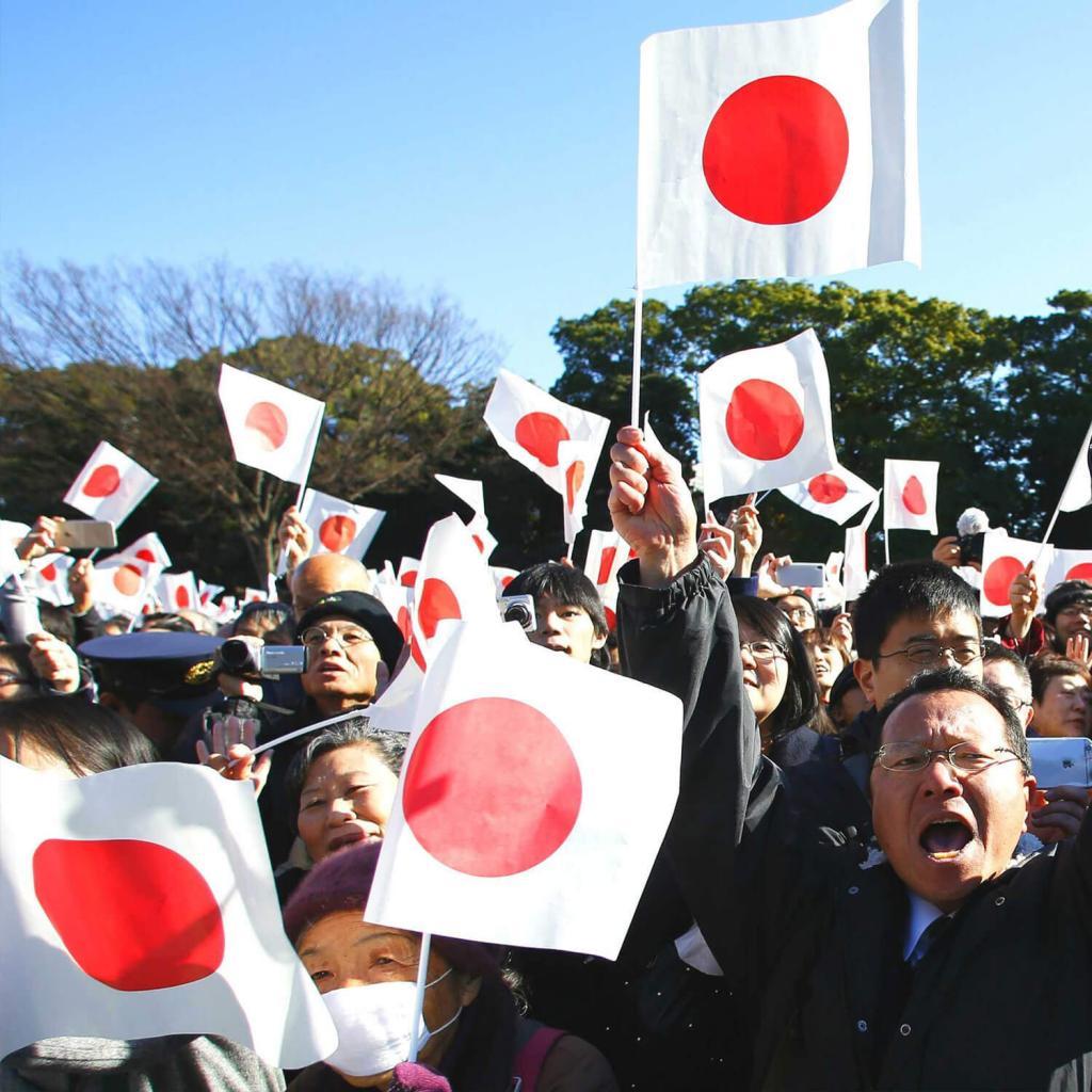 Japan Stick Flags 5x8 inch (Pack of 12) - Anley Flags