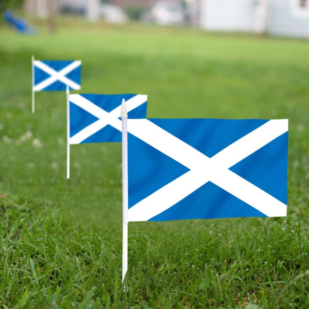 Scotland Stick Flags 5x8 inch (Pack of 12) - Anley Flags
