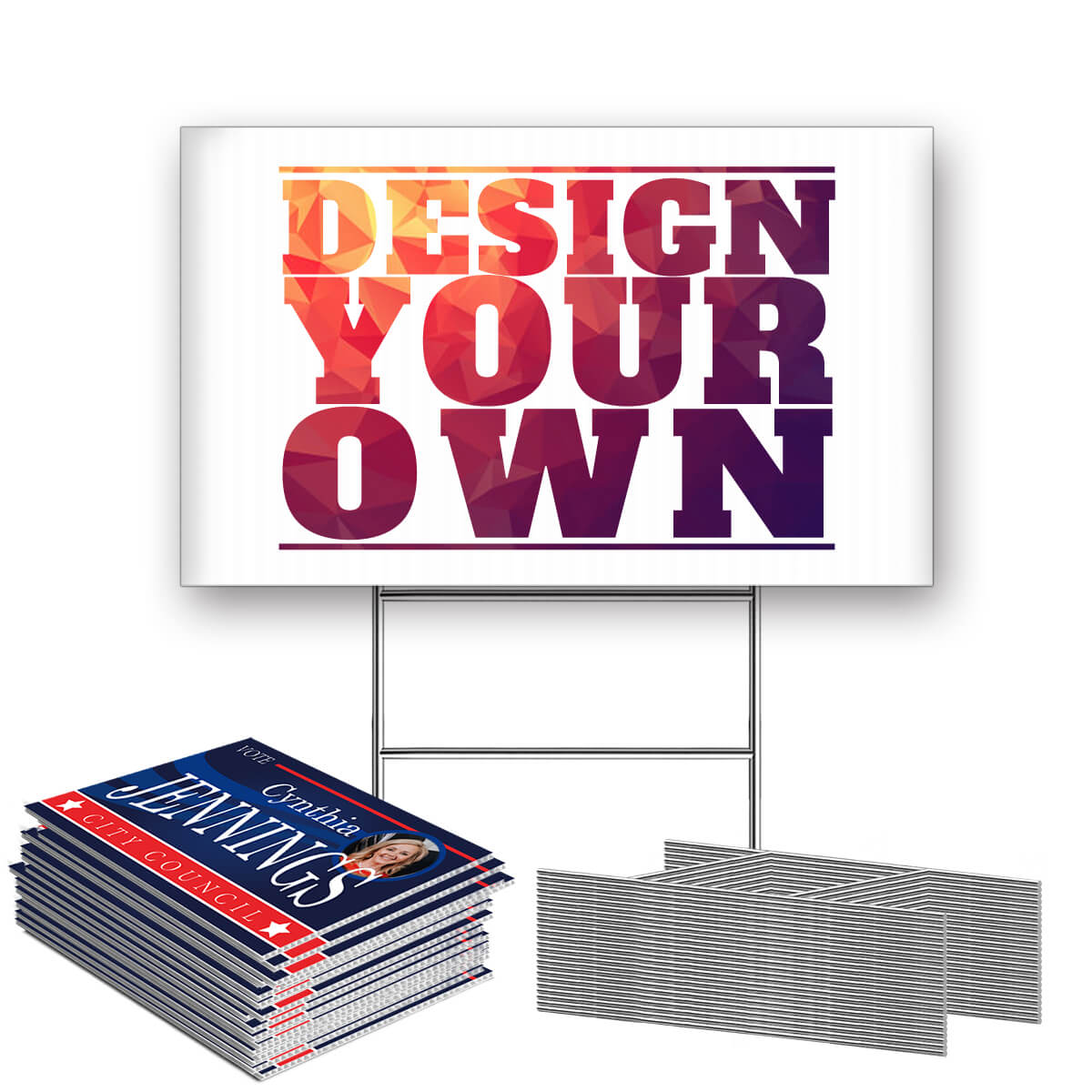 Custom Yard Signs & Lawn Signs | Anley.com