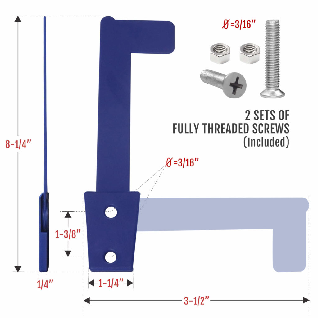 Universal Mailbox Flag - Fasteners & Screw Kit - Anley Flags