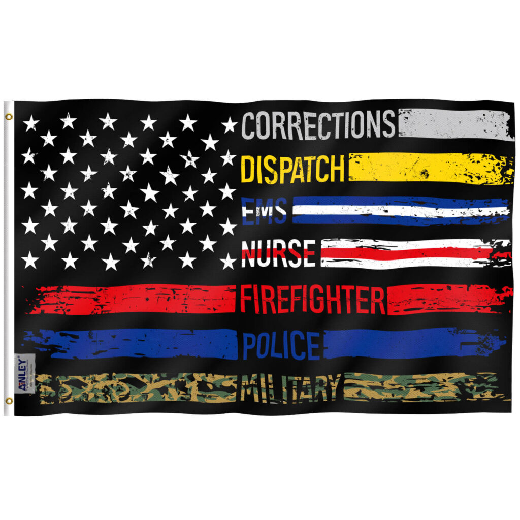Black No One Fights Alone Usa Flag Thin Line Drawing By Irfan Gunawan ...