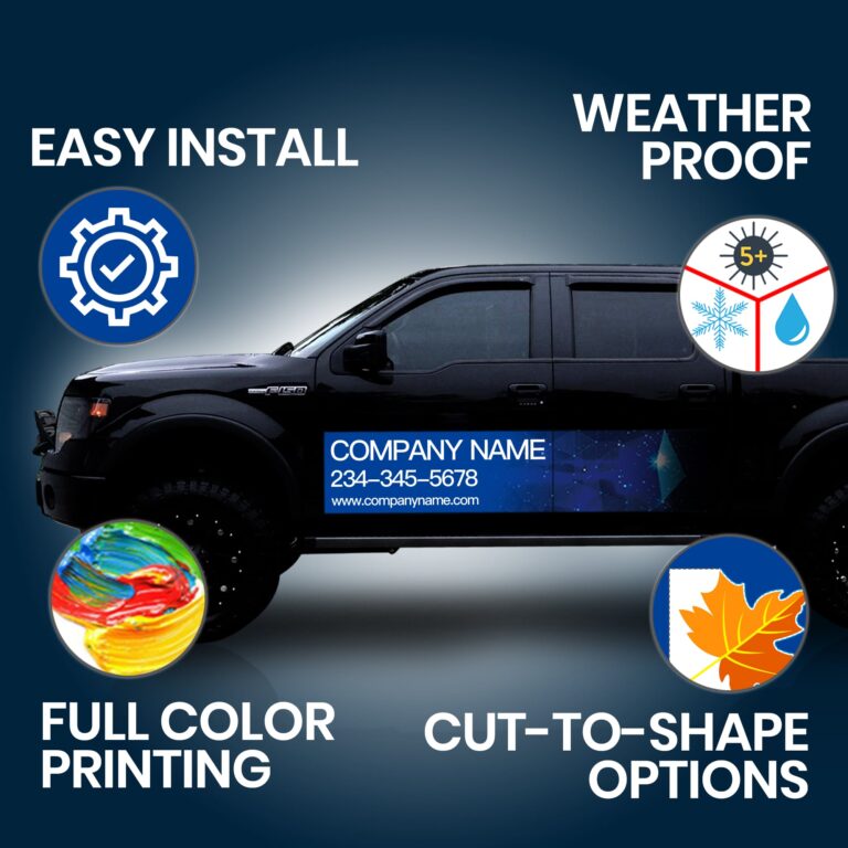 Custom Car Decals & Sticker - Free Designer Service | Anley Flags