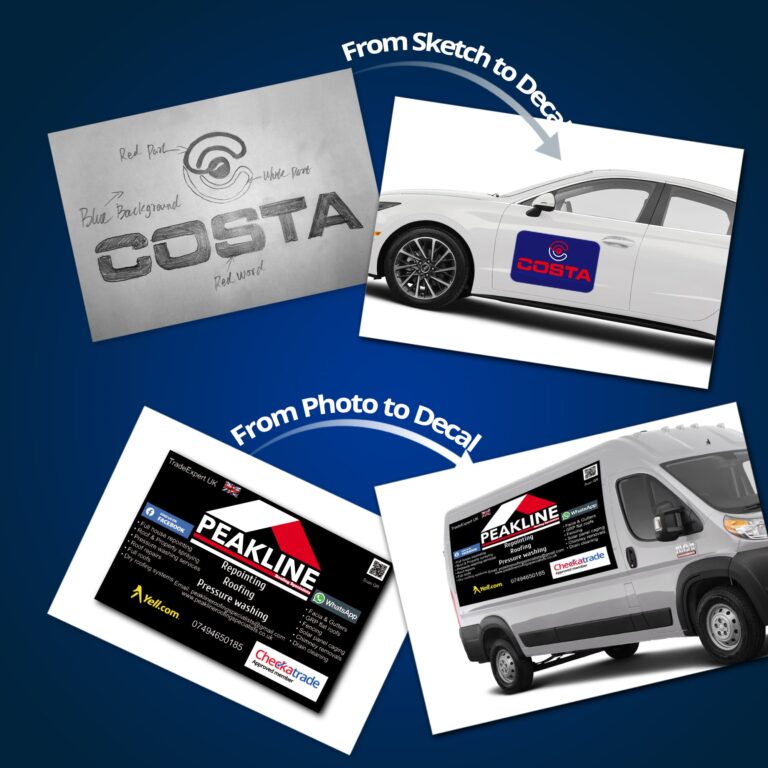 Custom Car Decals & Sticker - Free Designer Service | Anley Flags