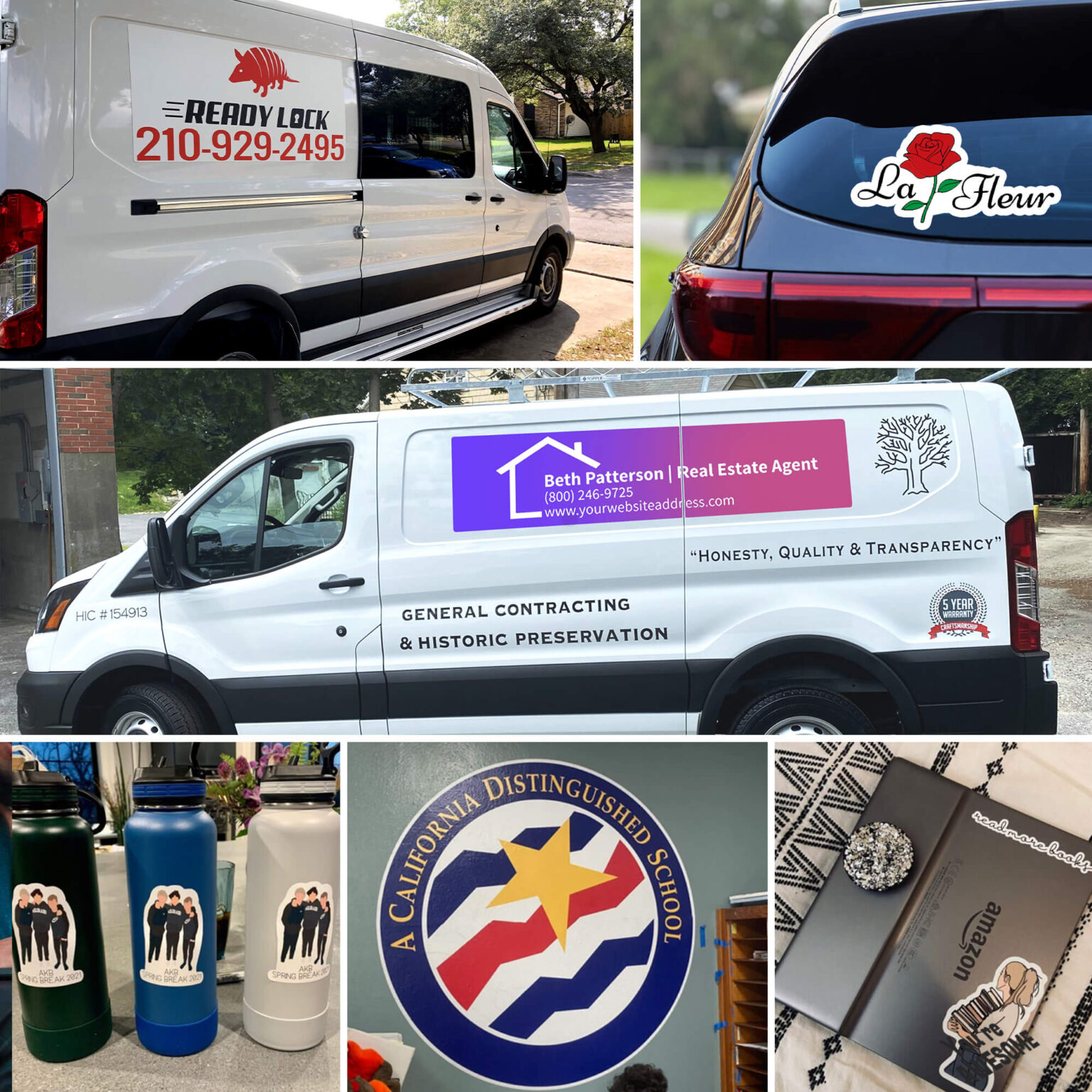 Custom Car Decals & Sticker - Free Designer Service | Anley Flags