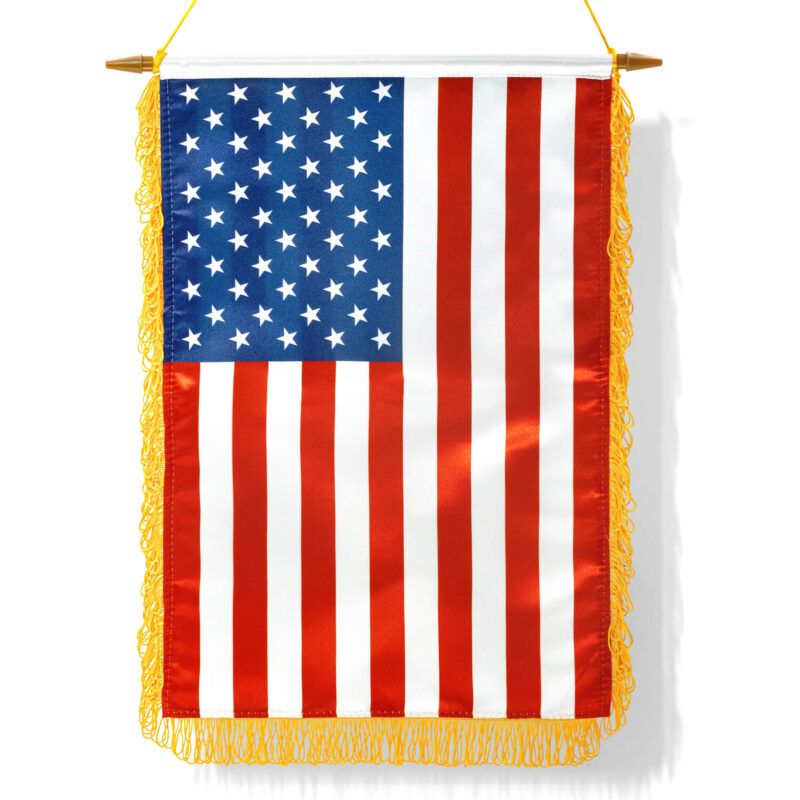 Fringed Hanging Flags - Anley Flags