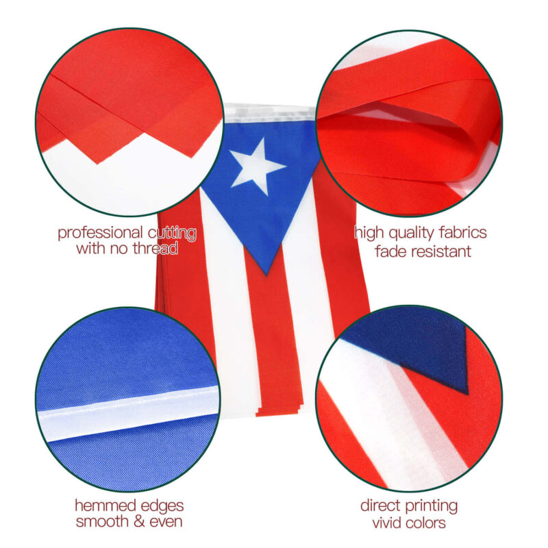 Puerto Rico String Flags - Anley Flags