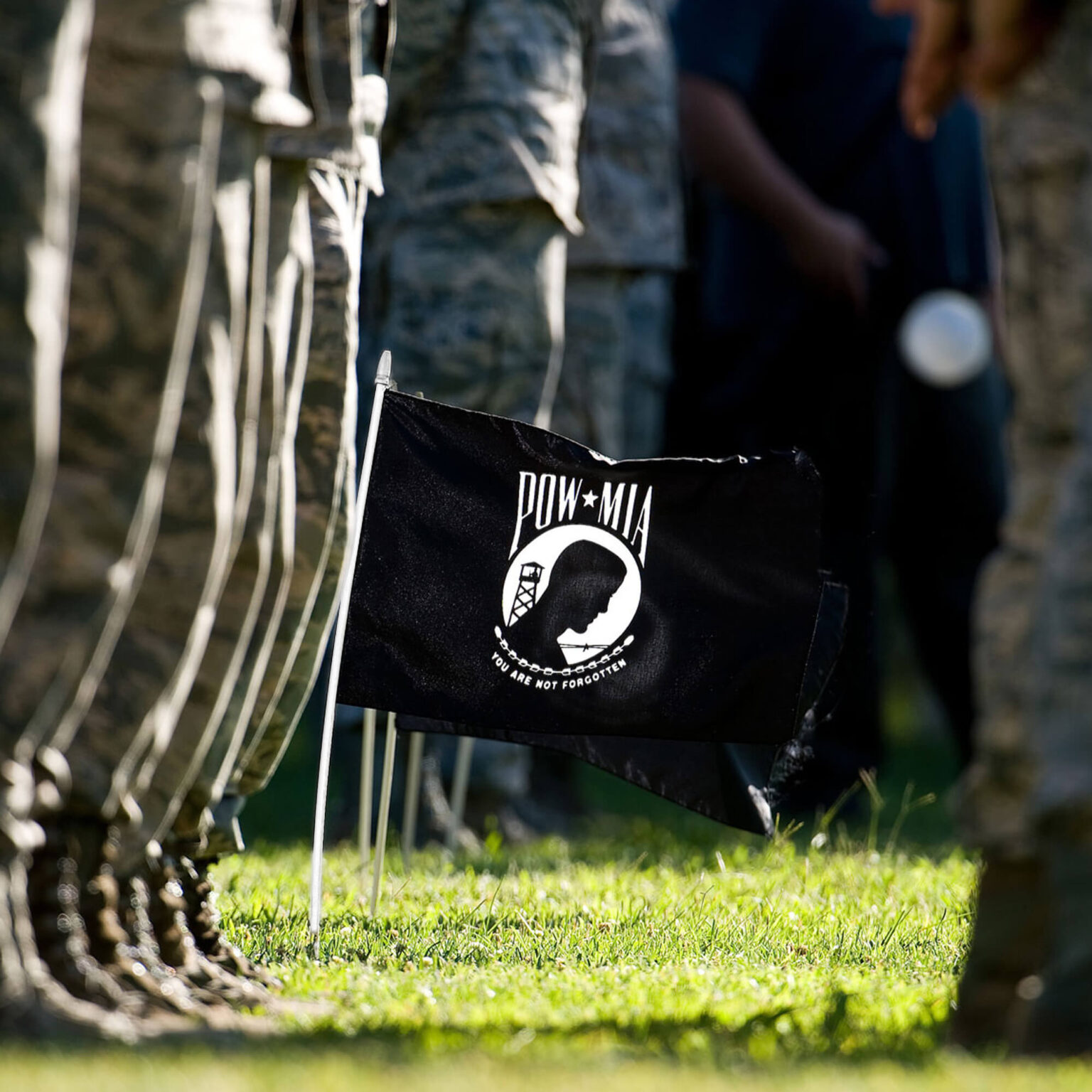 Pow Mia You are Not Forgotten Stick Flags 5x8 inch (Pack of 12) - Anley ...