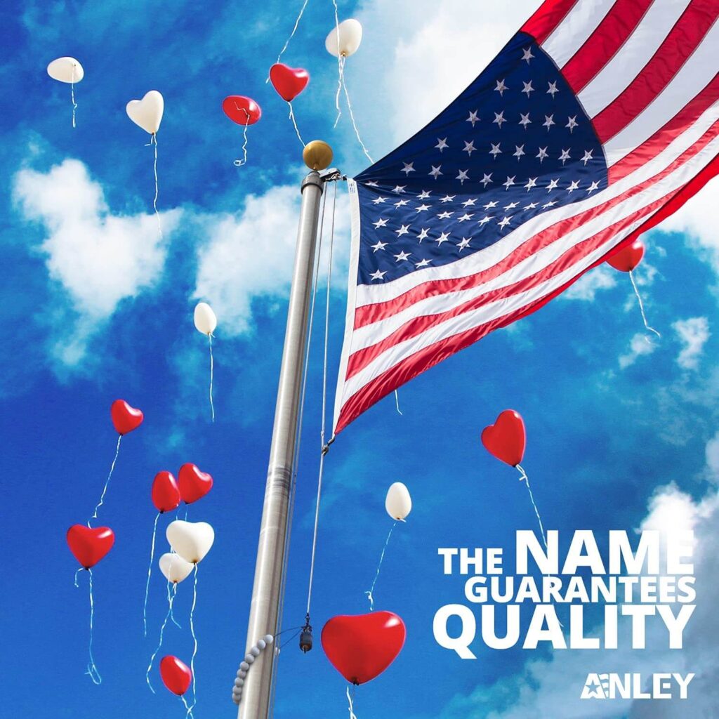 Beaded Flag Retainer Ring for 5''- 6'' Halyard Pole