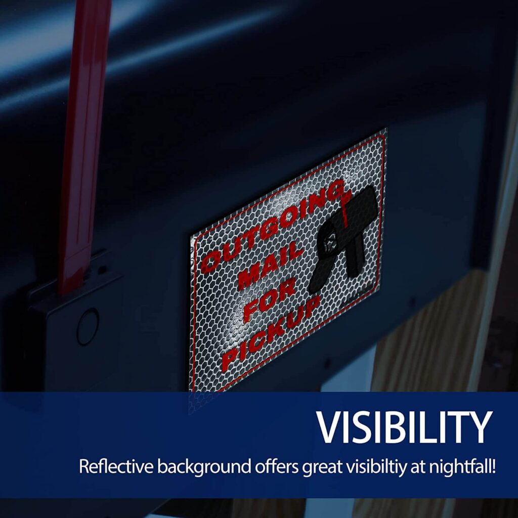 Mailbox Magnet Sign for Pickup 4x6 In (Pack of 3)