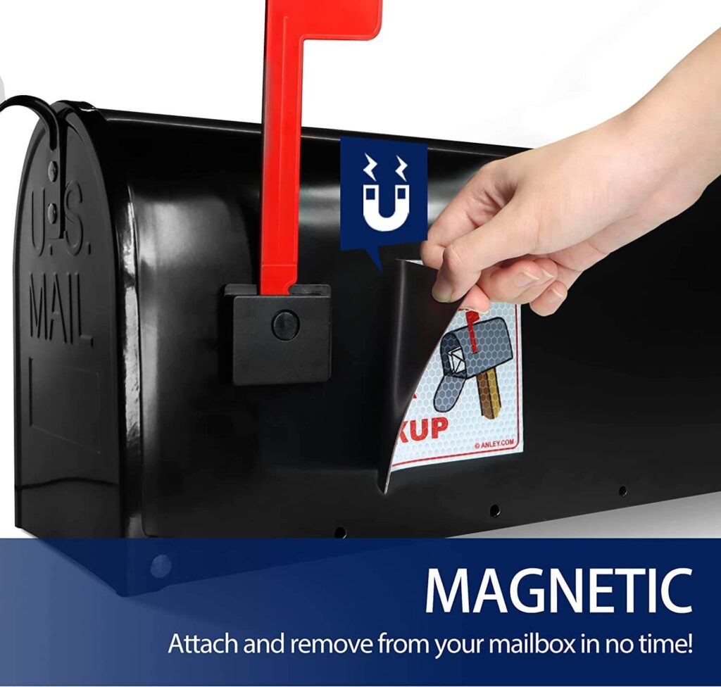 Mailbox Magnet Sign for Pickup 4x6 In (Pack of 3)