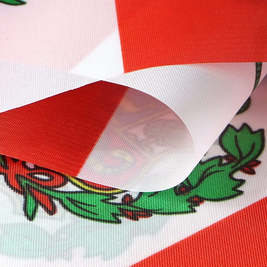 Peru String Flags Pennant Banners 33 Feet 38 Flags (5.5x8 Inch)