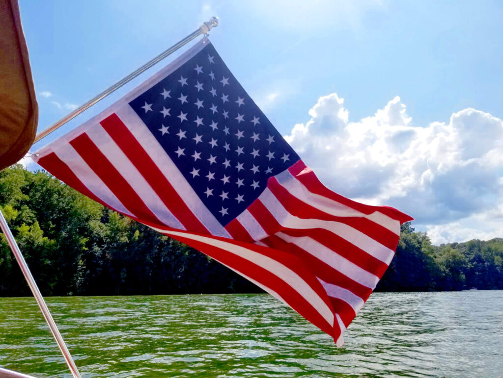 Rip-Proof Technology Double Sided 3-Ply Thin Blue Line USA Flag 3×5 Foot