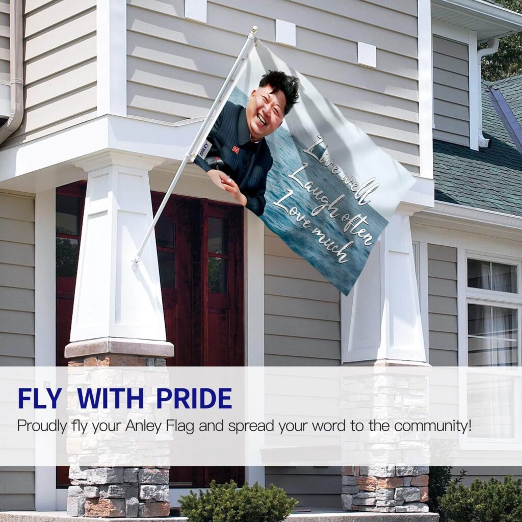 Fly Breeze 3x5 Foot Kim Jong Un Live Laugh Love Flag - Anley Flags