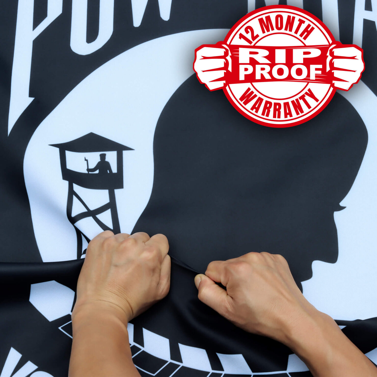 Rip-Proof Technology Double Sided 3-Ply Pow Mia Flag 3×5 Foot