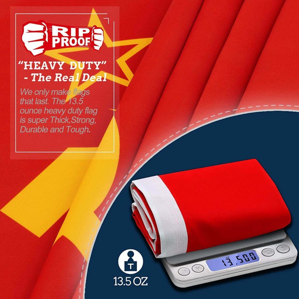 Rip-Proof Technology Double Sided 3-Ply Soviet Union Flag 3×5 Foot