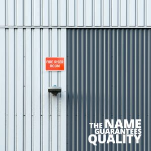 Fire Riser Room Sign Aluminum 7 X 10 IN