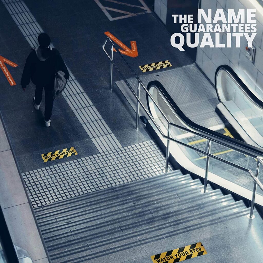 Floor Decal Stickers 24 X 6 Inch(Pack of 6)