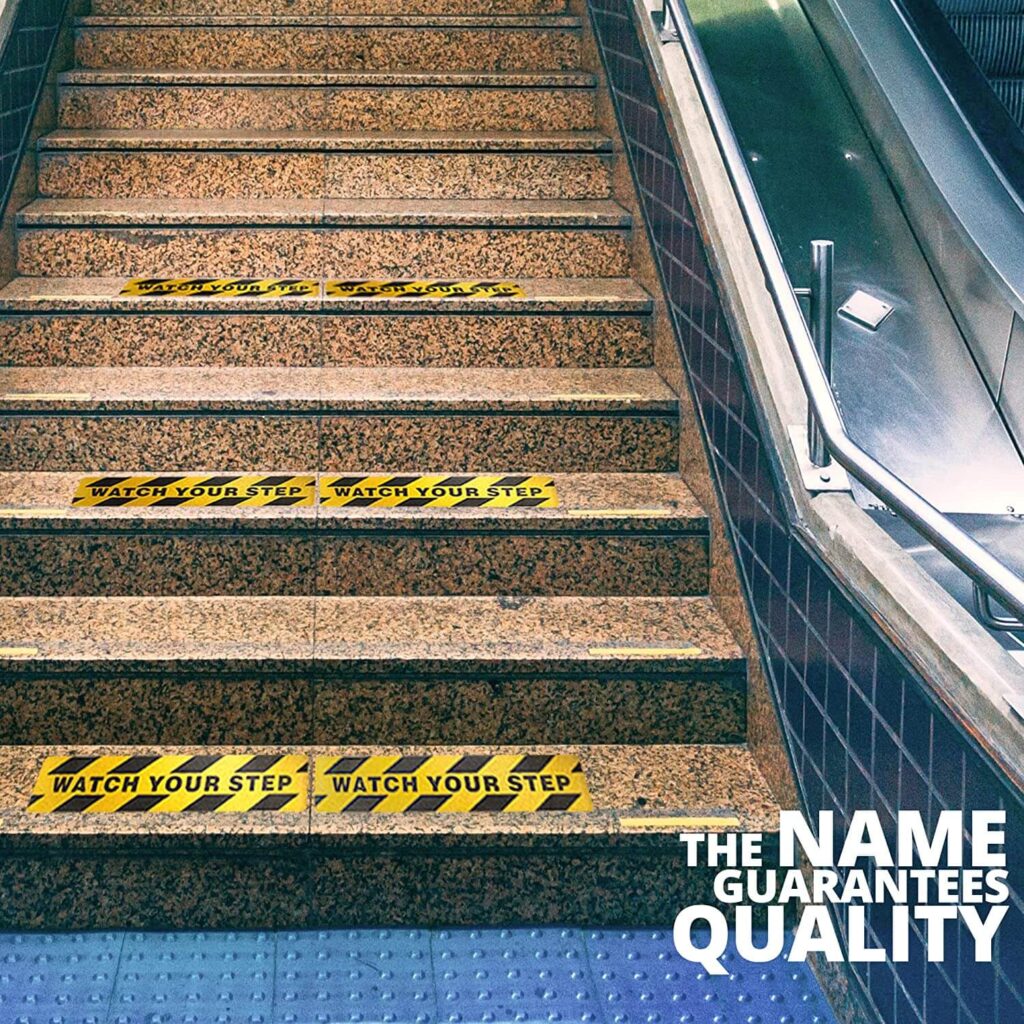 Floor Decal Stickers 24 X 6 Inch(Pack of 6)